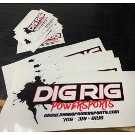 Dig Rig Powersports | Sticker