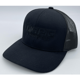 Dig Rig Hat - Black and Black