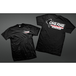 Dig Rig Black & Red T-Shirt